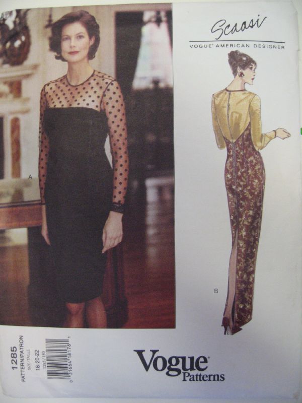 Vogue Patterns Dress 1285 pattern review by Karen Carr