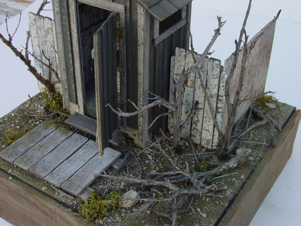 Westlake Publishing Forums - Modellers At Work - Two-seat vault privy ...