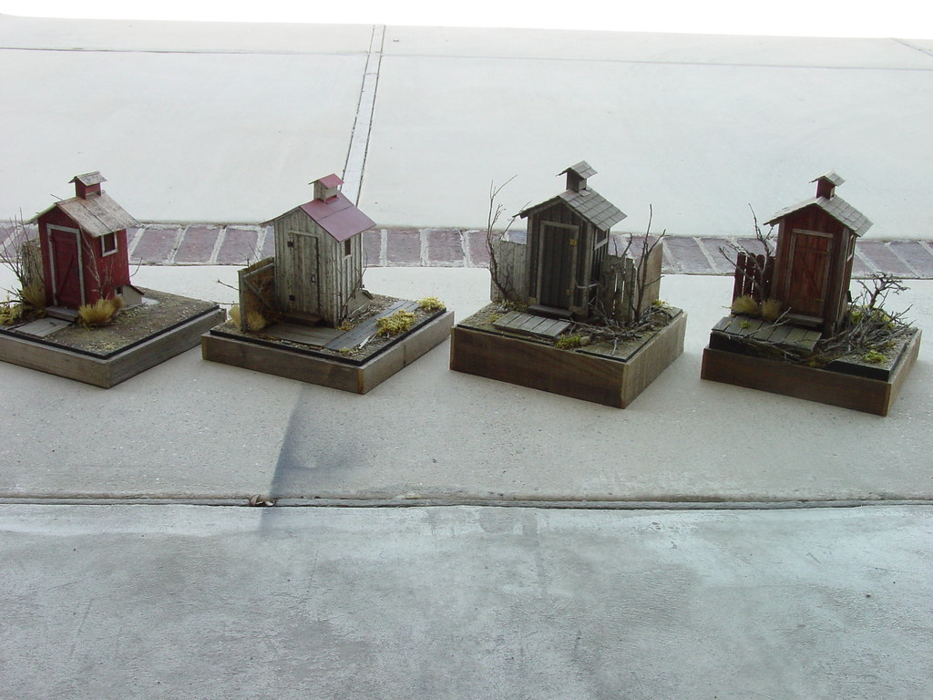Westlake Publishing Forums - Modellers At Work - Two-seat vault privy ...